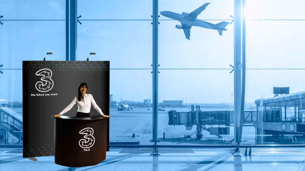 Stand per Aeroporto - Una modalità di promozione marketing efficace